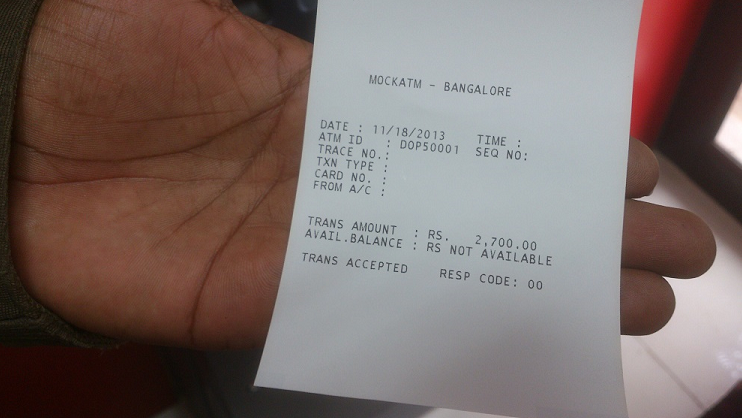 AIPEU, GROUP-C, KEONJHAR, ODISHA: DoP's first ATM Transaction ...