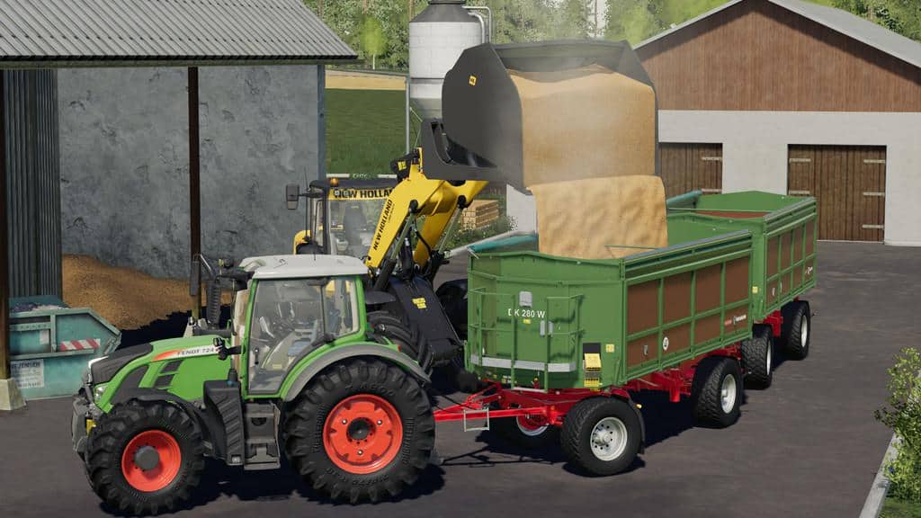FS19 High-Dump Bucket v1.0 - FS 19 & 22 USA Mods Collection