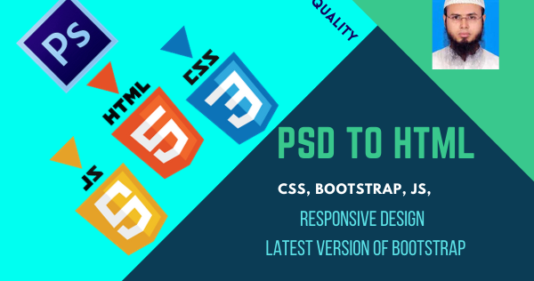 convert PSD to HTML with responsive. - Digital Marketing Expert