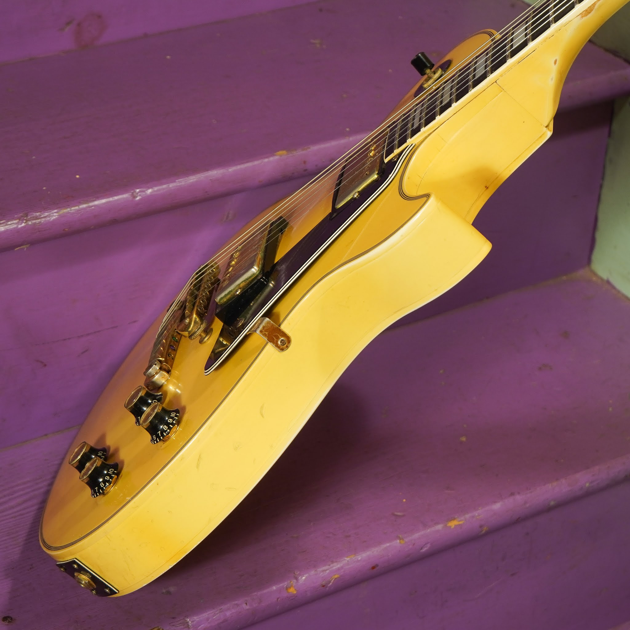 1977 Gibson Les Paul Custom Electric Guitar