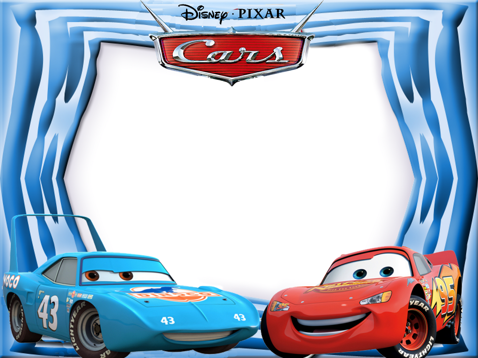 CARS.png (1600×1200) | Marcos de cars, Cumpleaños de motivo de disney ...