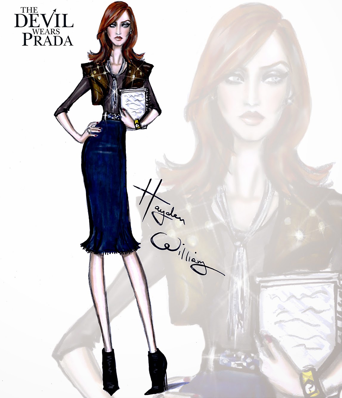Hayden Williams Fashion Illustrations: The Devil Wears Prada collection ...
