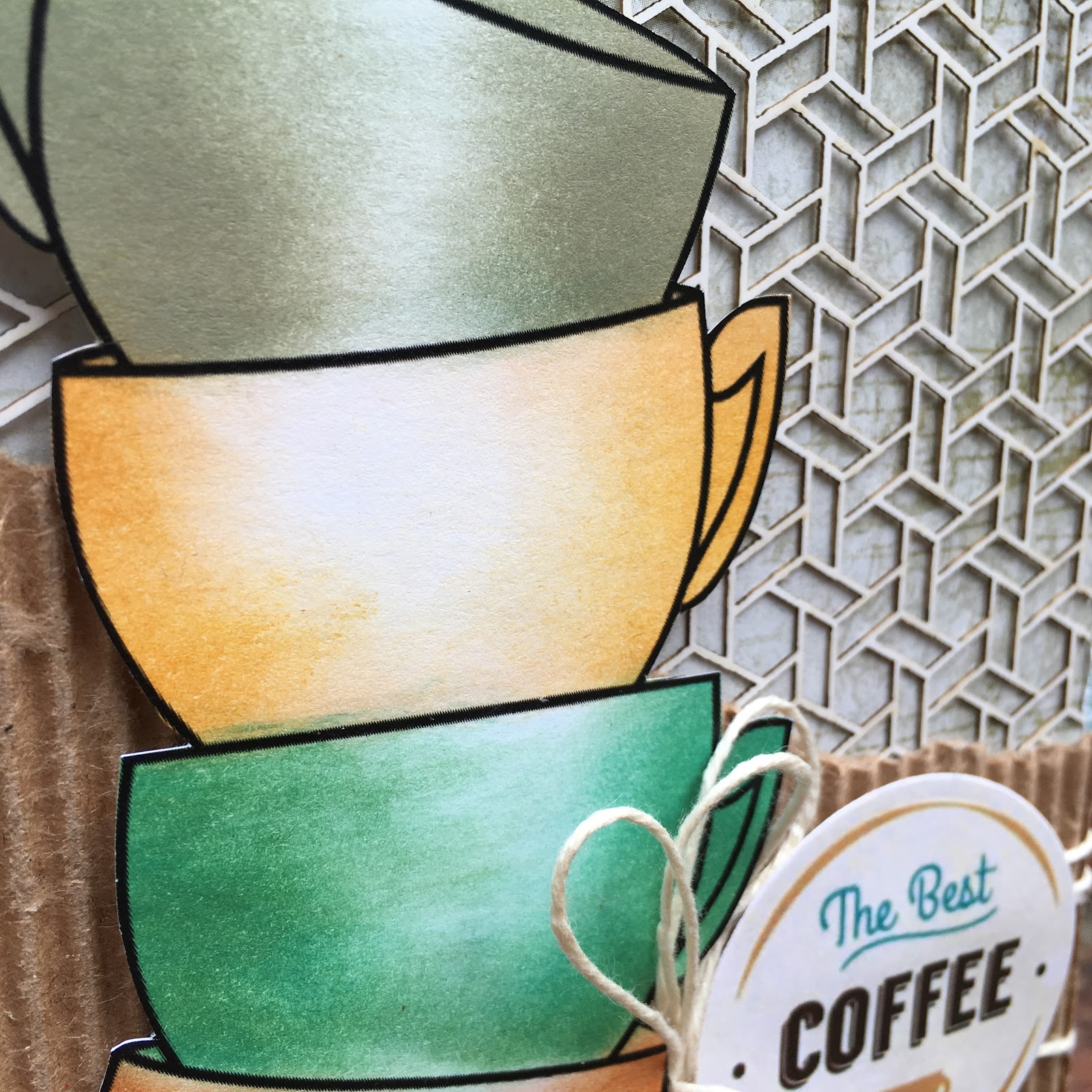 SewPaperPaint: Free Printable Stacked Coffee Mugs Card