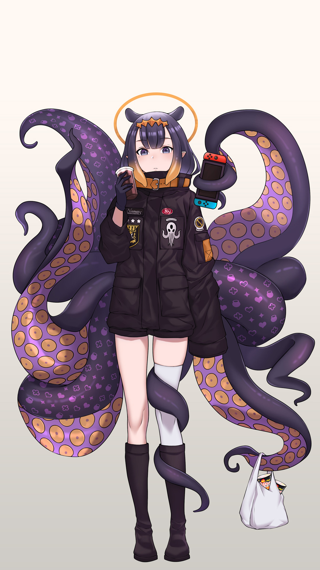 Ninomae Ina'nis - Anime Octopus Girl mobile wallpaper - HD Mobile Walls