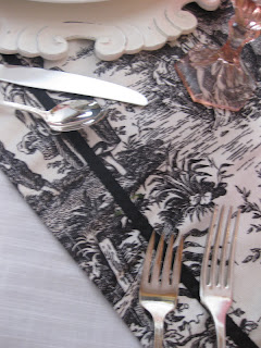 Mid-Atlantic Martha: Toile and Pink Tablescape