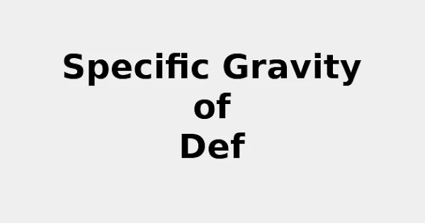 Specific Gravity of Def 🪨 (& Formula, Definition, Infographic) rev. 2022
