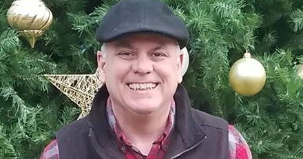 Celebrating with Mike Cline