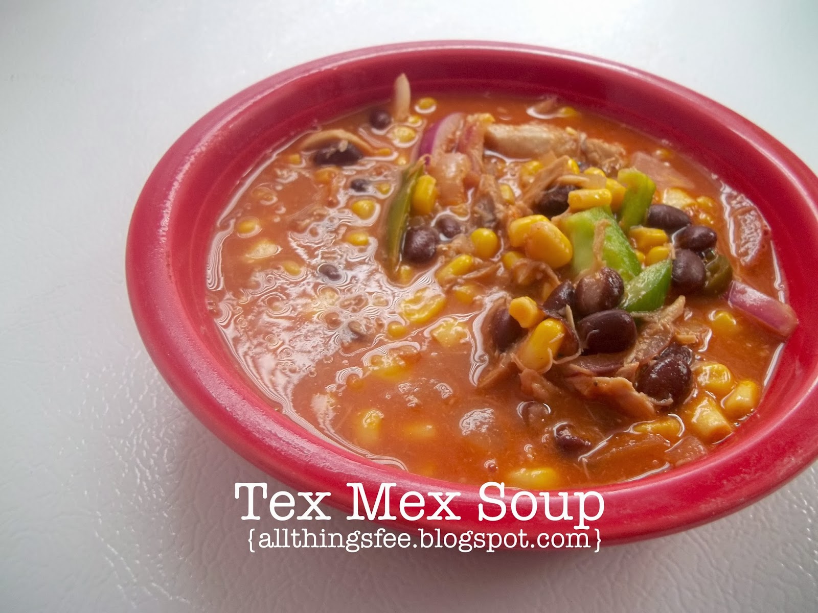 all things fee. where life meets craft: Cooks: Chicken Tex Mex Soup