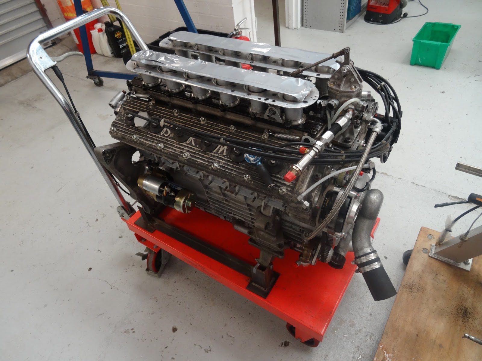 BRM P160E-10 Revival: Engine and Gearbox Installed