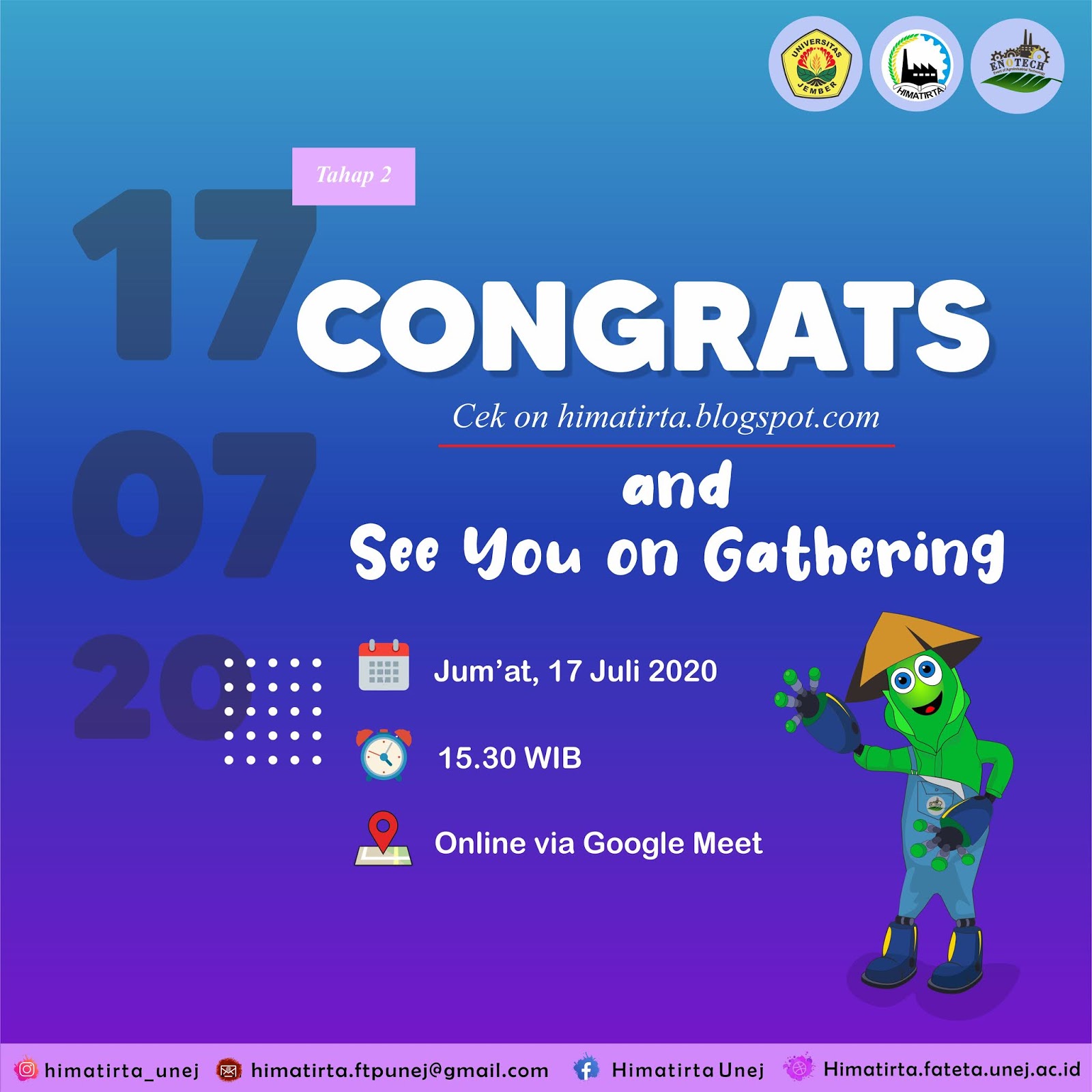 HIMATIRTA: PENGUMUMAN LOLOS TAHAP WAWANCARA OPEN RECRUITMENT PANITIA ... HIMATIRTA: PENGUMUMAN LOLOS TAHAP WAWANCARA OPEN RECRUITMENT PANITIA ...