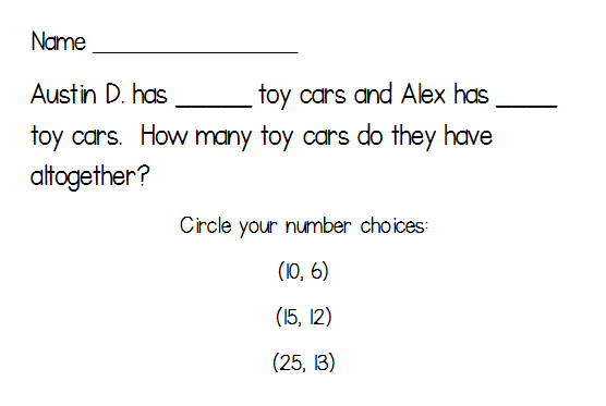 Story Problem Tip #2 - Team J's Classroom Fun