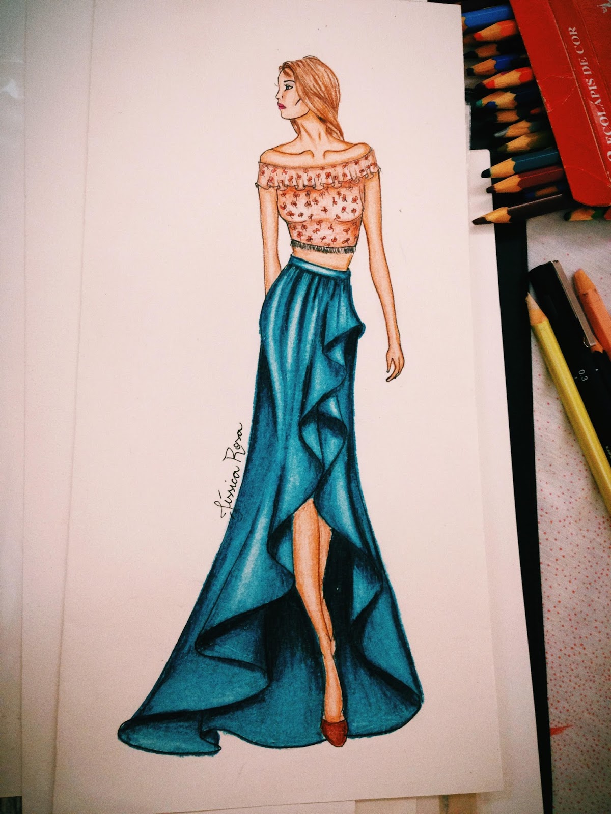 Chris Tulipa: Croqui de Moda