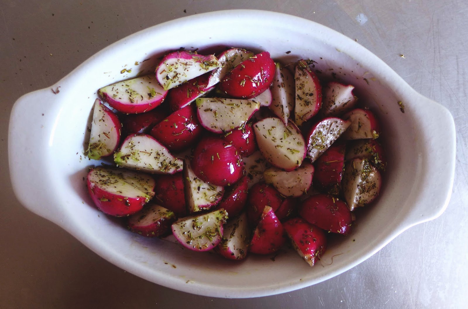 petiscosemiminhos: Rabanetes assados/ Roasted Radishes