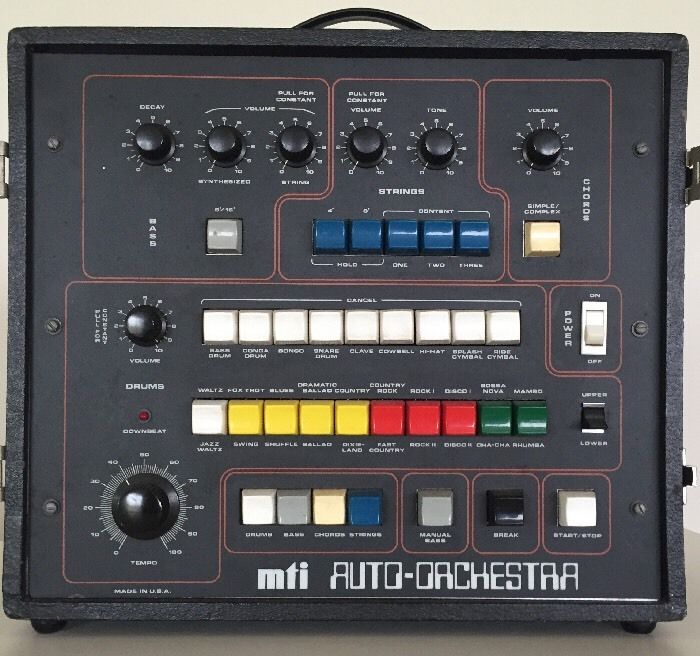MATRIXSYNTH: MTI Auto Orchestra Vintage Analog Drum Bass String Synth
