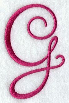 Fancy Letter G Designs - Birthday Letter