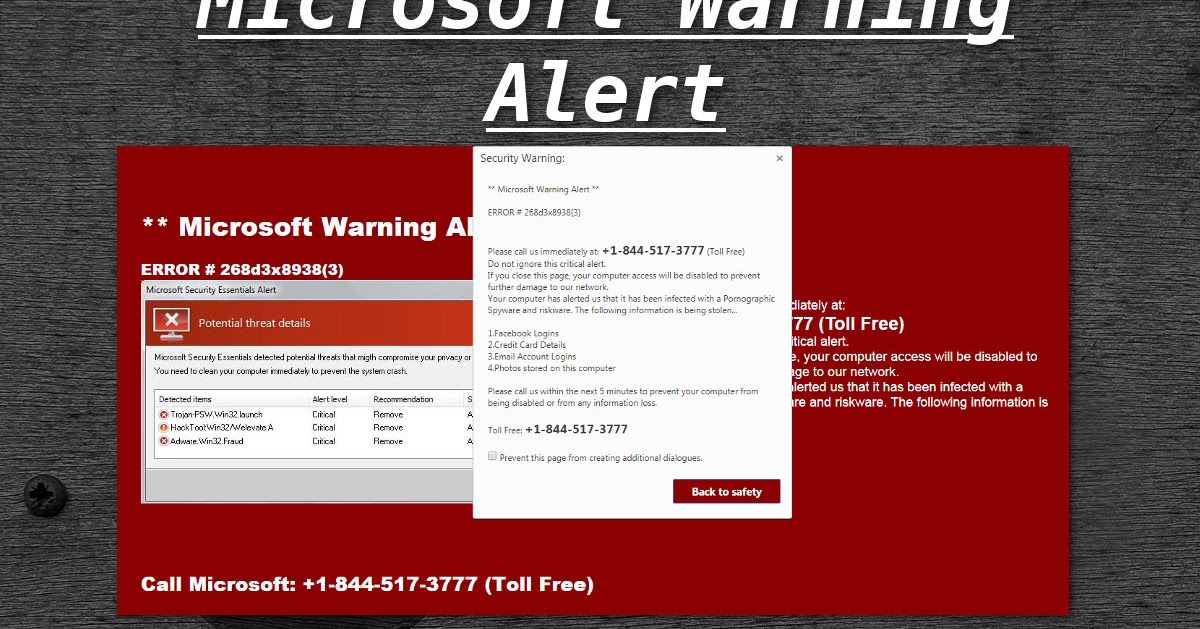 How to Fix “VIRUS ALERT FROM MICROSOFT” scam pop-ups