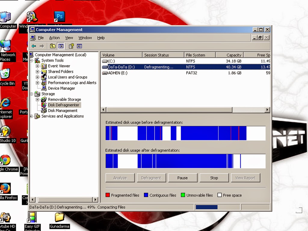 Cara dan Fungsi Defrag Hardisk Pada Windows XP | Hardiansah