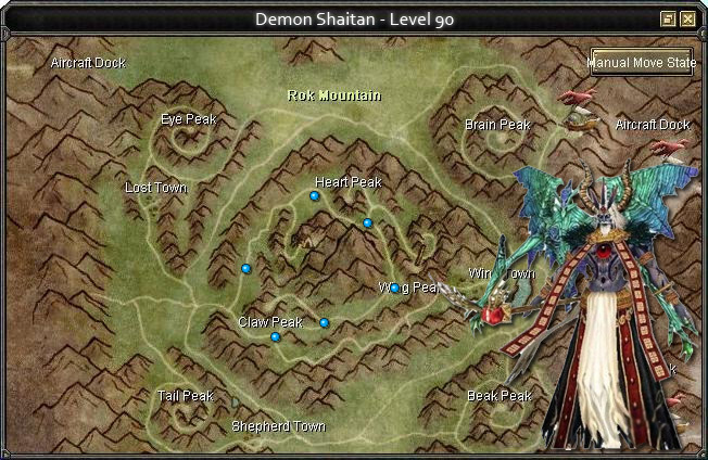 Silkroad online: Locais do Unique Demon Shaitan