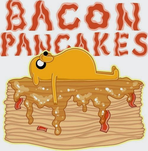 HORA DE AVENTURAS: JAKE BACON PANCAKES [BACON FRITO] >w