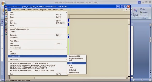 Programming: How to make XML Reports? (Create XML Reports / Create RTF ...