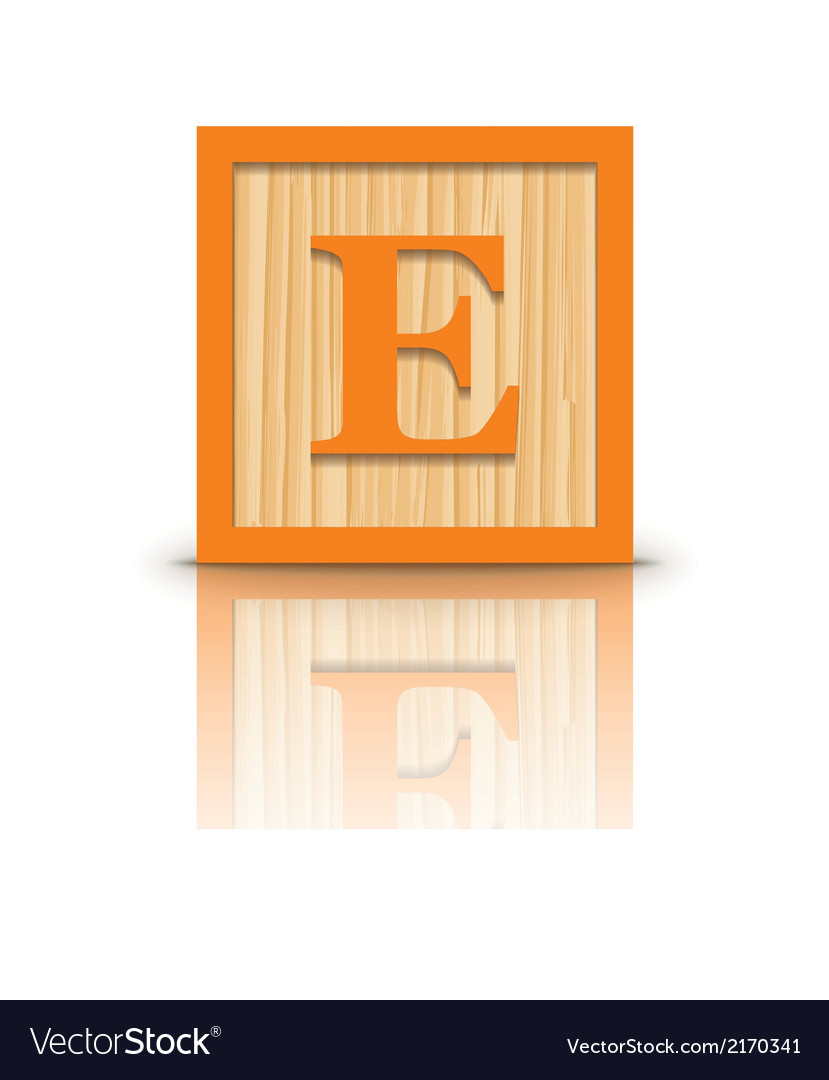 Block Letter E ~ Thankyou Letter