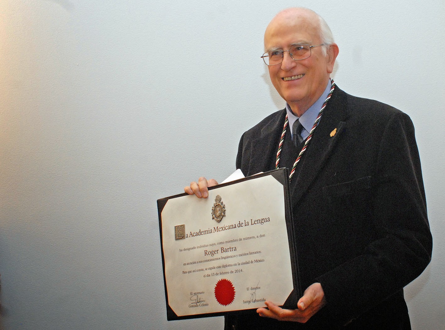 Ingresa Roger Bartra a la Academia Mexicana de la Lengua | Johnny ...
