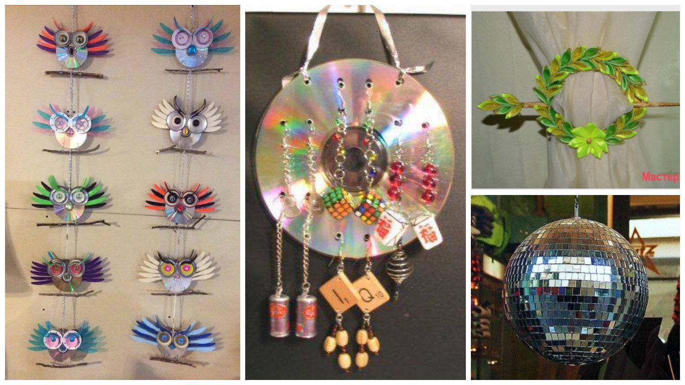 10 Ideas para hacer hermosos adornos para el hogar reciclando CDS ...