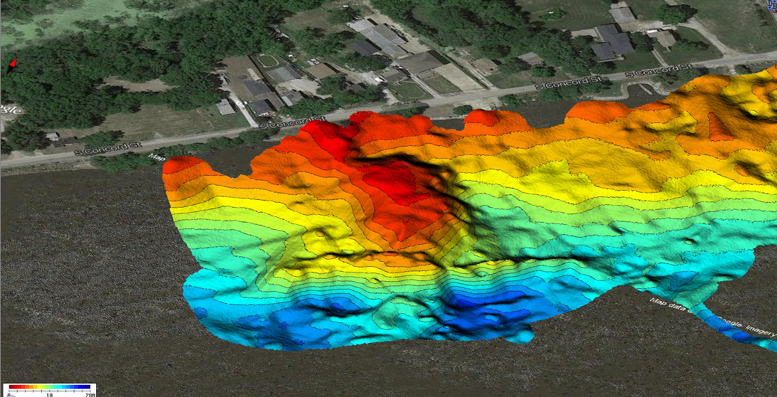 Netbook To Chartplotter Project: Depth Maps of Pool 16 Mississippi River