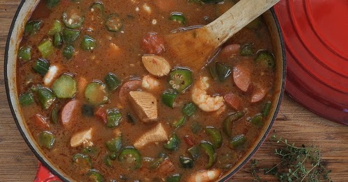 Gumbo (First, Make a Roux - in the Oven)