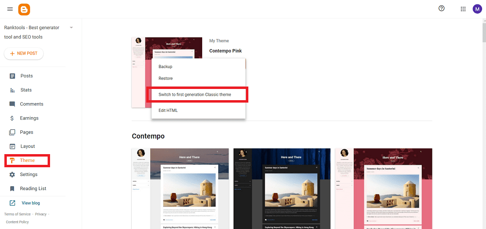 Blogger দিয়ে Keywords Generator Tool ওয়েবসাইট তৈরি করুন