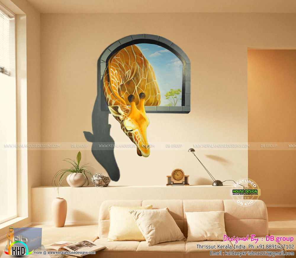 3d wall decor in Kerala - Kerala Home Design and Floor Plans - 9K ...