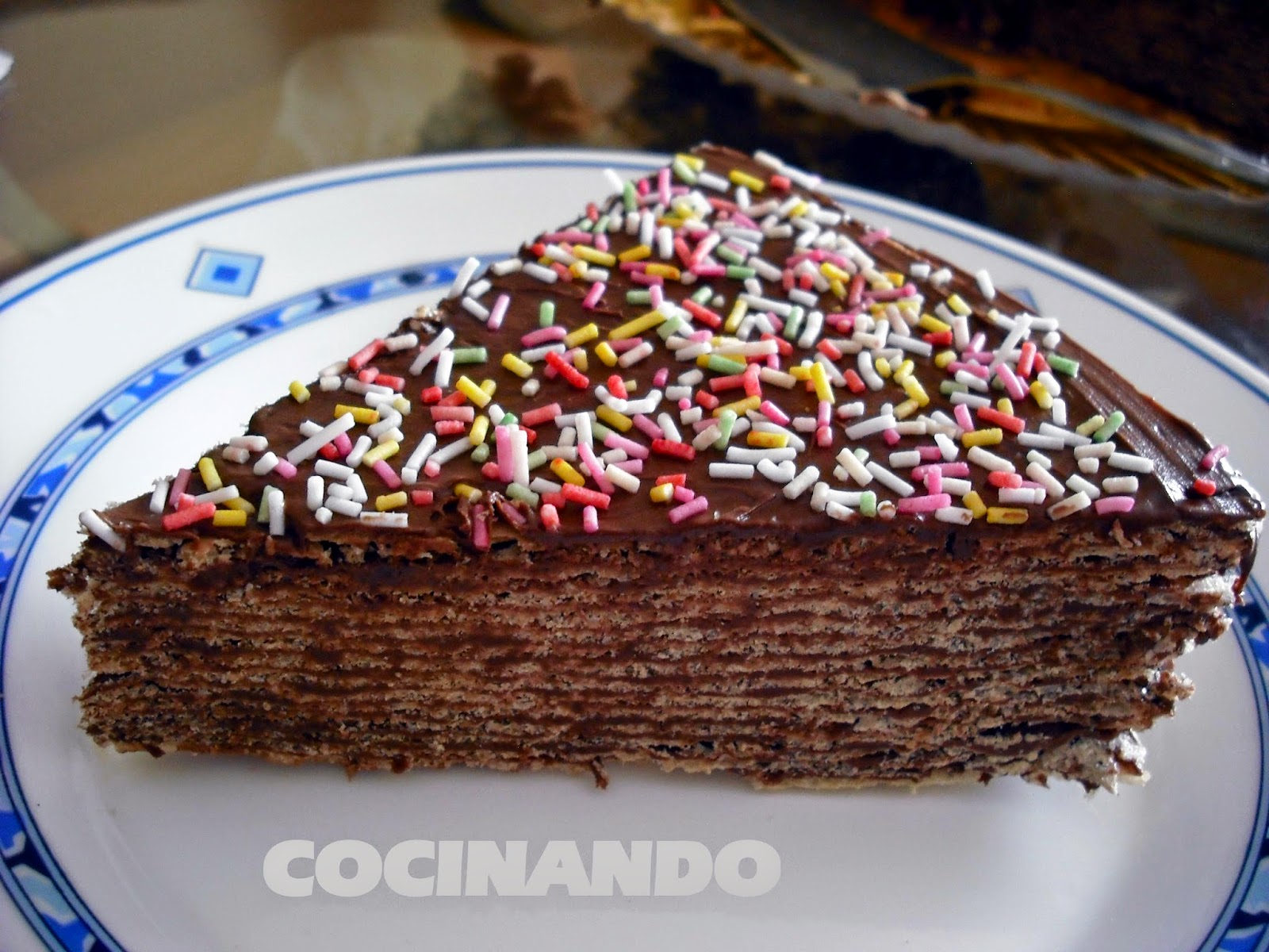 COCINANDO CON TOÑI: Tarta de obleas