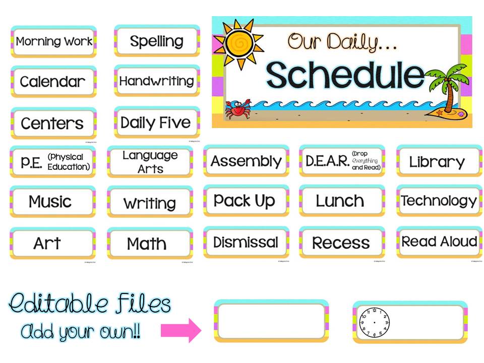 Beach Bright Classroom | Falling into First