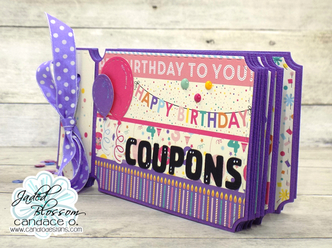 Candi O Designs: Happy Birthday Coupon Book/Card