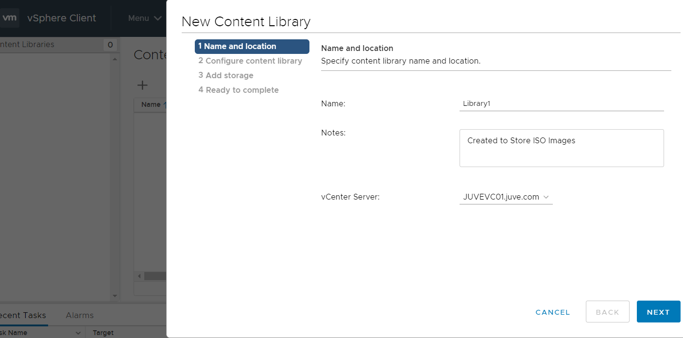 Tech Kiranangal: VMware vSphere 6.7 : Content Libraries Configuration