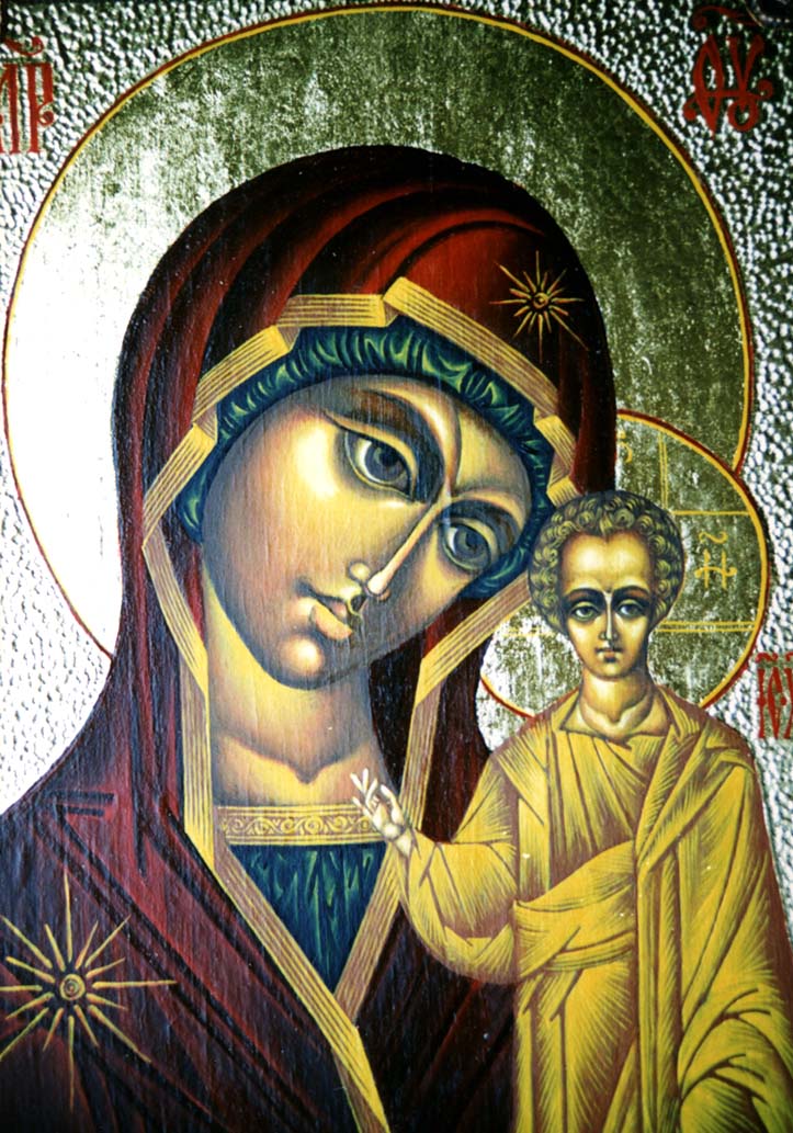 Victor Toropov's Icons: Icon of Saint Blessed Virgin Kazanska