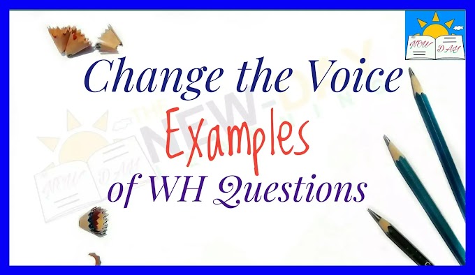 Narration Change of WH Questions Examples and Rules | Reported Speech ...