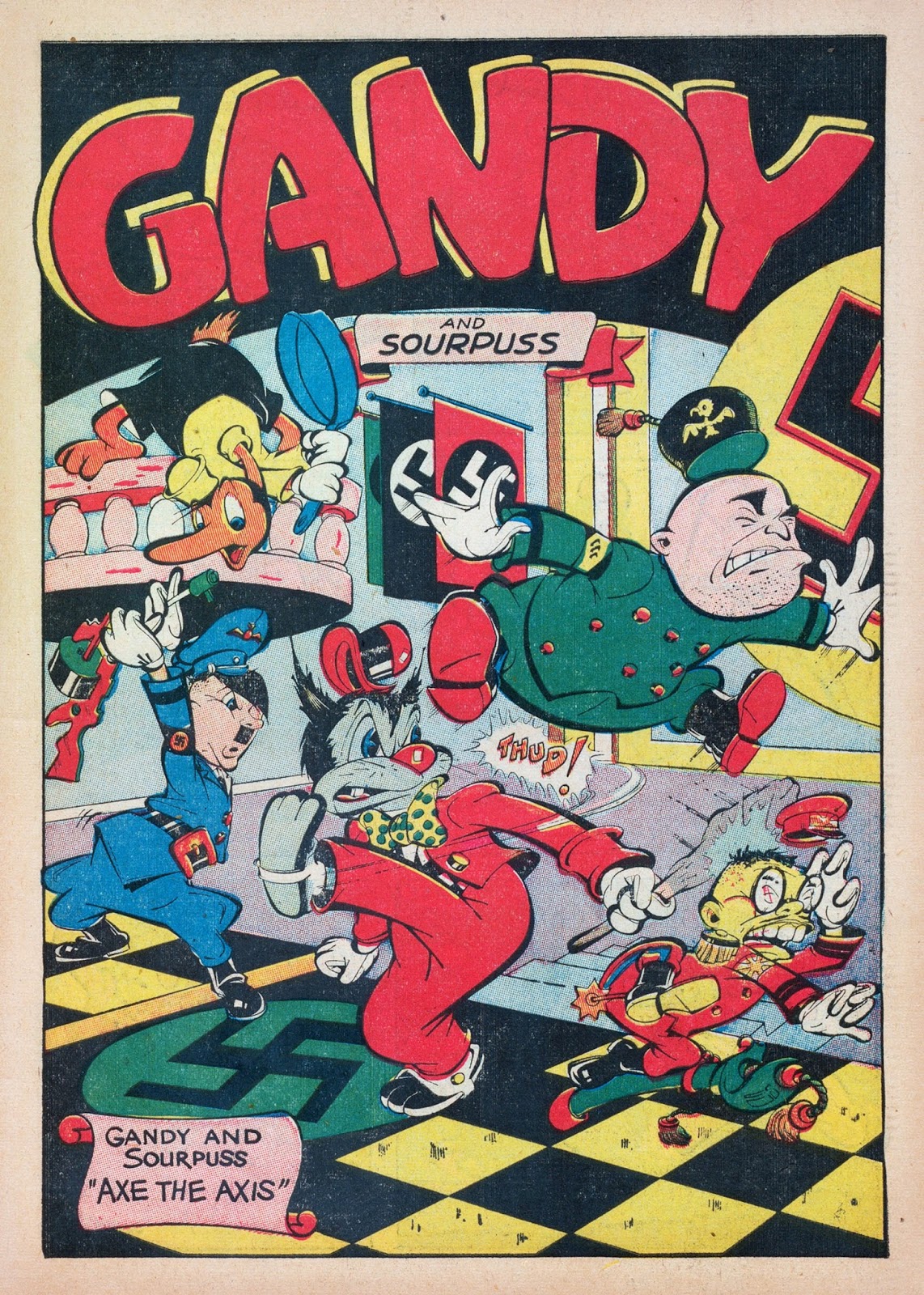 Four-Color Shadows: Gandy and Sourpuss-Terry-Toons-1943