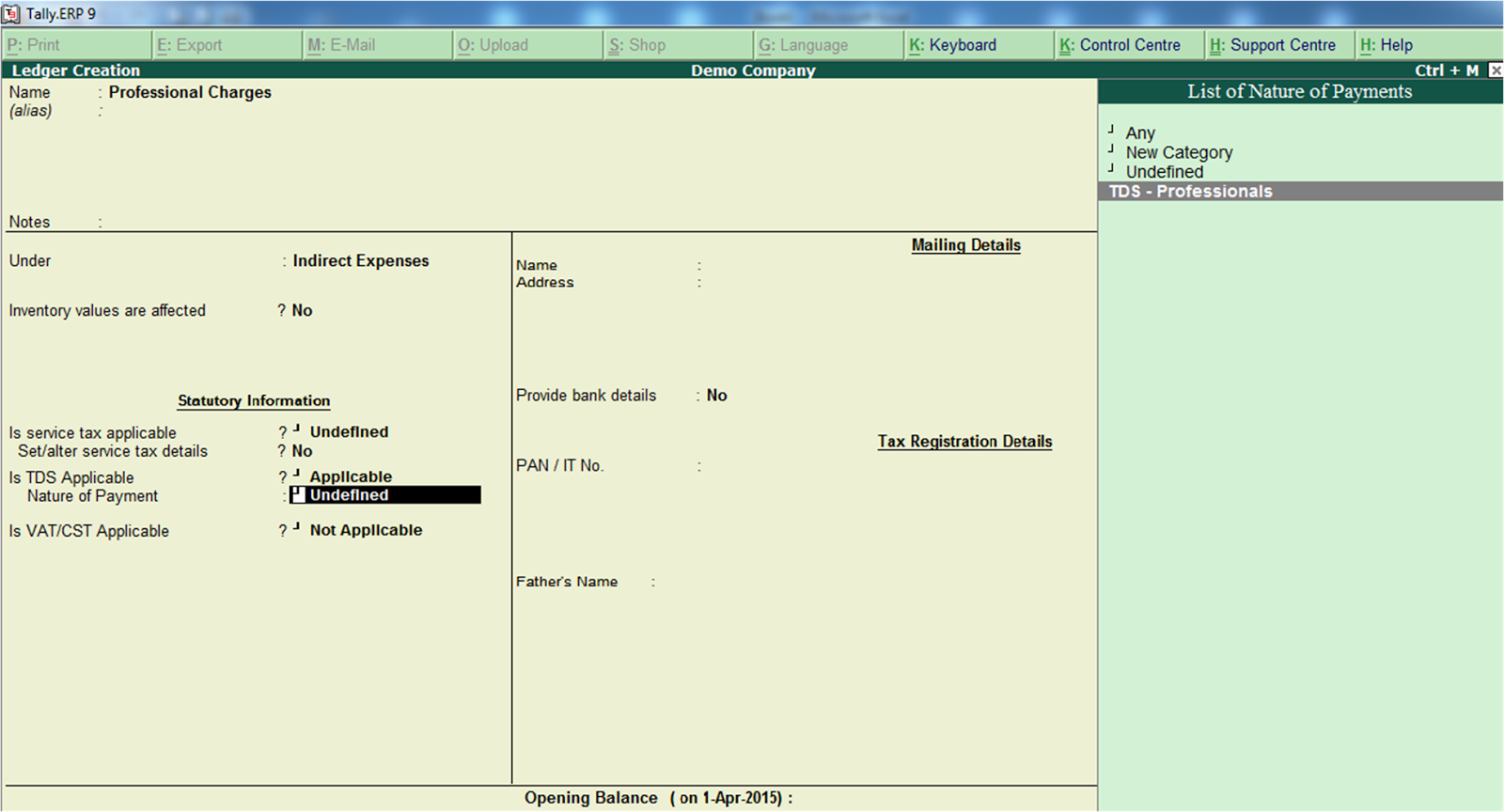 Lesson 59 - How to Configure & create a TDS Entry in Release 5.1 and ...