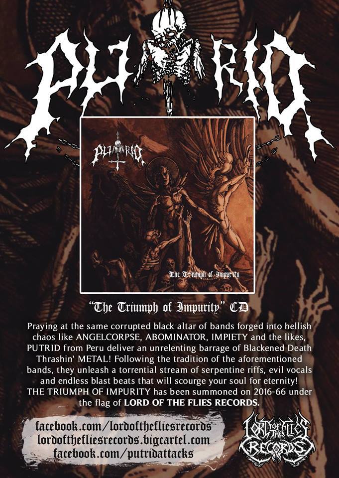 "METALHOUSE": ‎PUTRID - CD Debut "The Triumph Of Impurity"