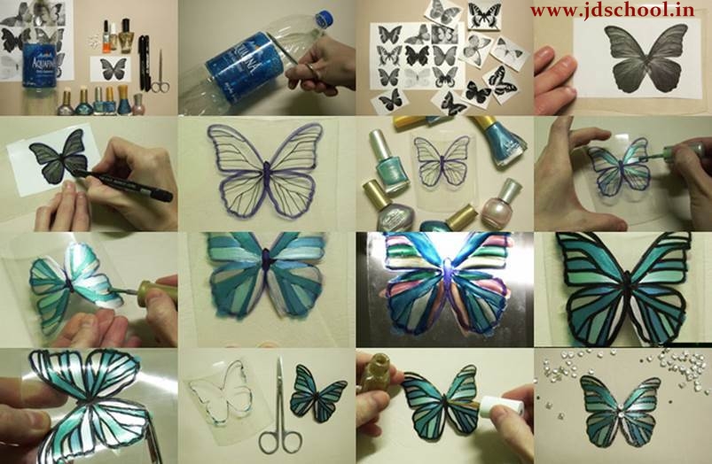 Beautiful Butterflies from Plastic Bottles - crazzy craft