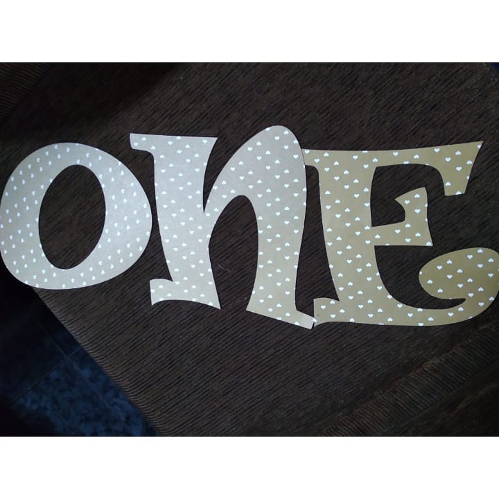 Siluetta Palabra ONE - Mis Toppers Tus Toppers