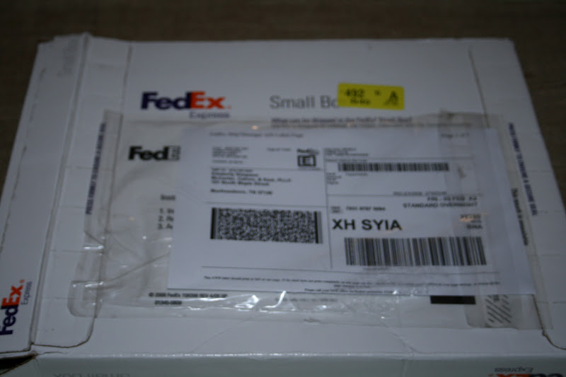 Fedex Envelope Label Placement
