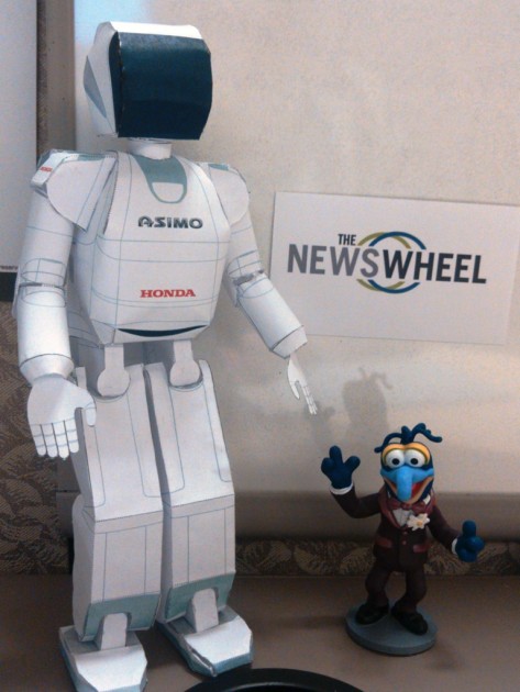 Tecnología Robótica: ASIMO para armar en papel