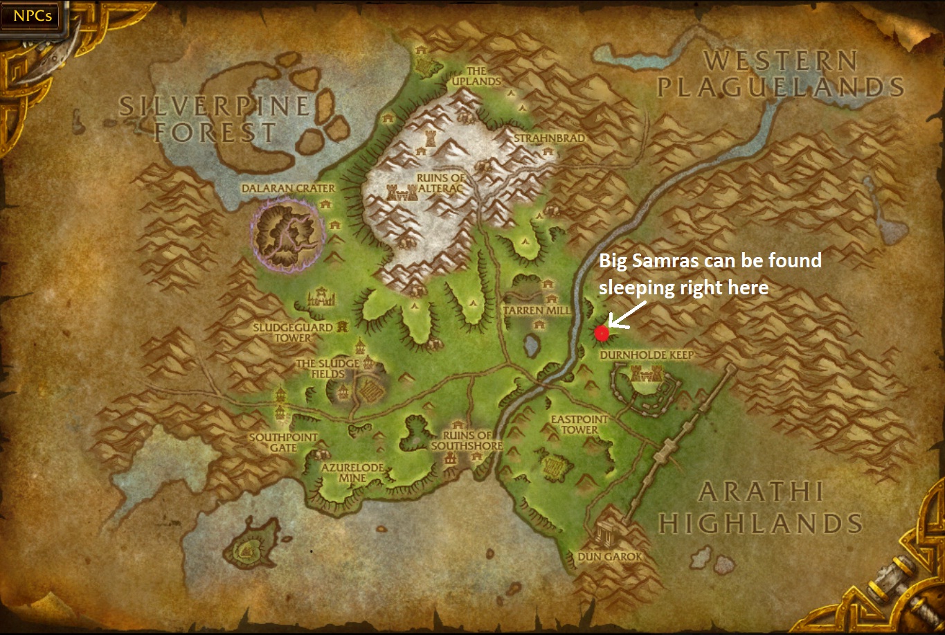 WoW Rare Spawns: Big Samras