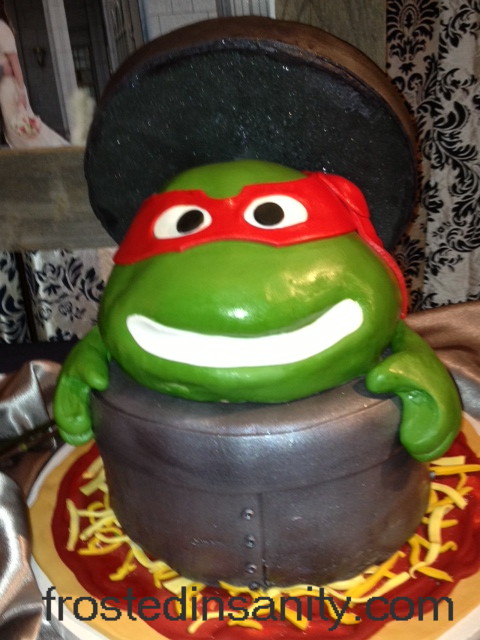 Frosted Insanity: Ninja Turtle Groom's Cake
