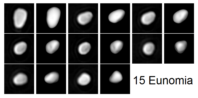 SISTEMA SOLARE: (15) EUNOMIA, un grande asteroide della fascia principale. by Andreotti Roberto ...