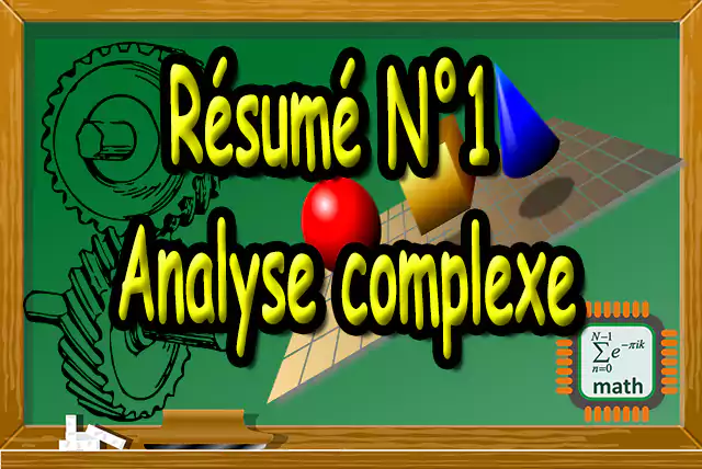 Résumé N°1 Analyse complexe PDF