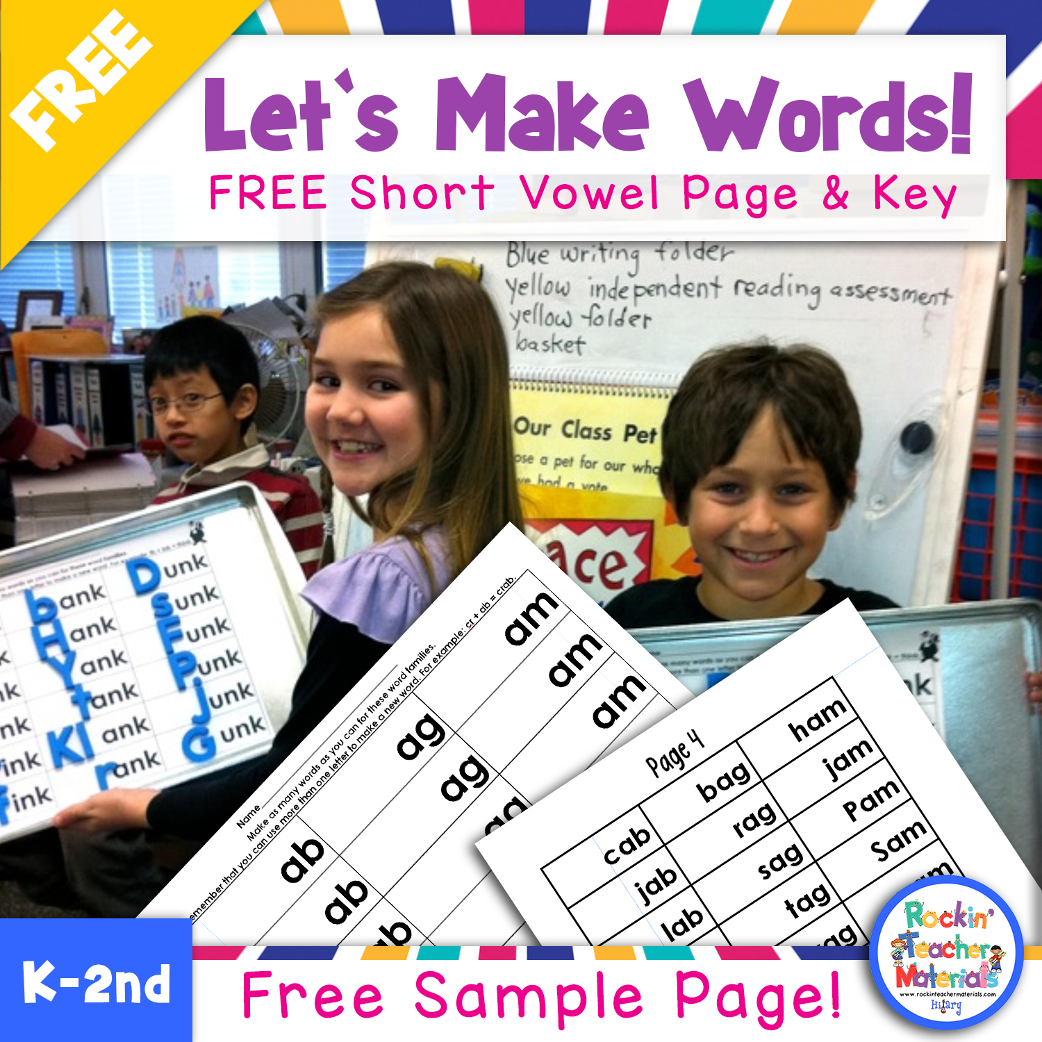 Rockin Teacher Materials Making New Words With Word Families rockin-teacher-materials-making-new-words-with-word-families