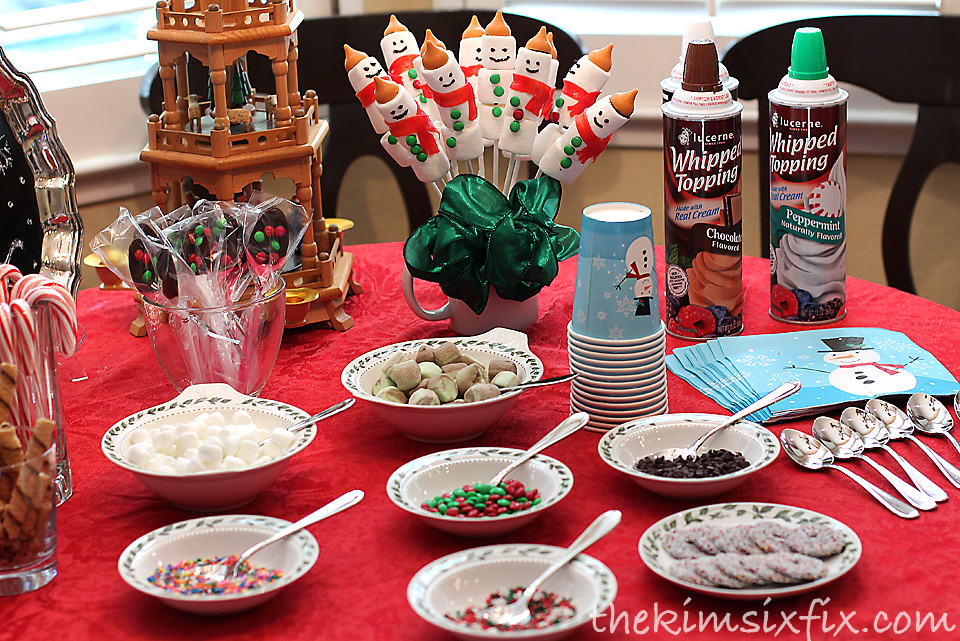 We also had a couple of homemade special treats on the table.